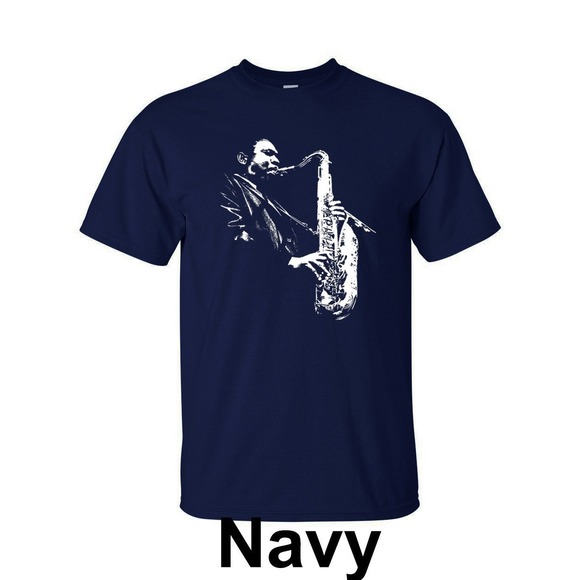 Tops | John Coltrane Tshirt Trane Jazz Music Legend Navy | Poshmark